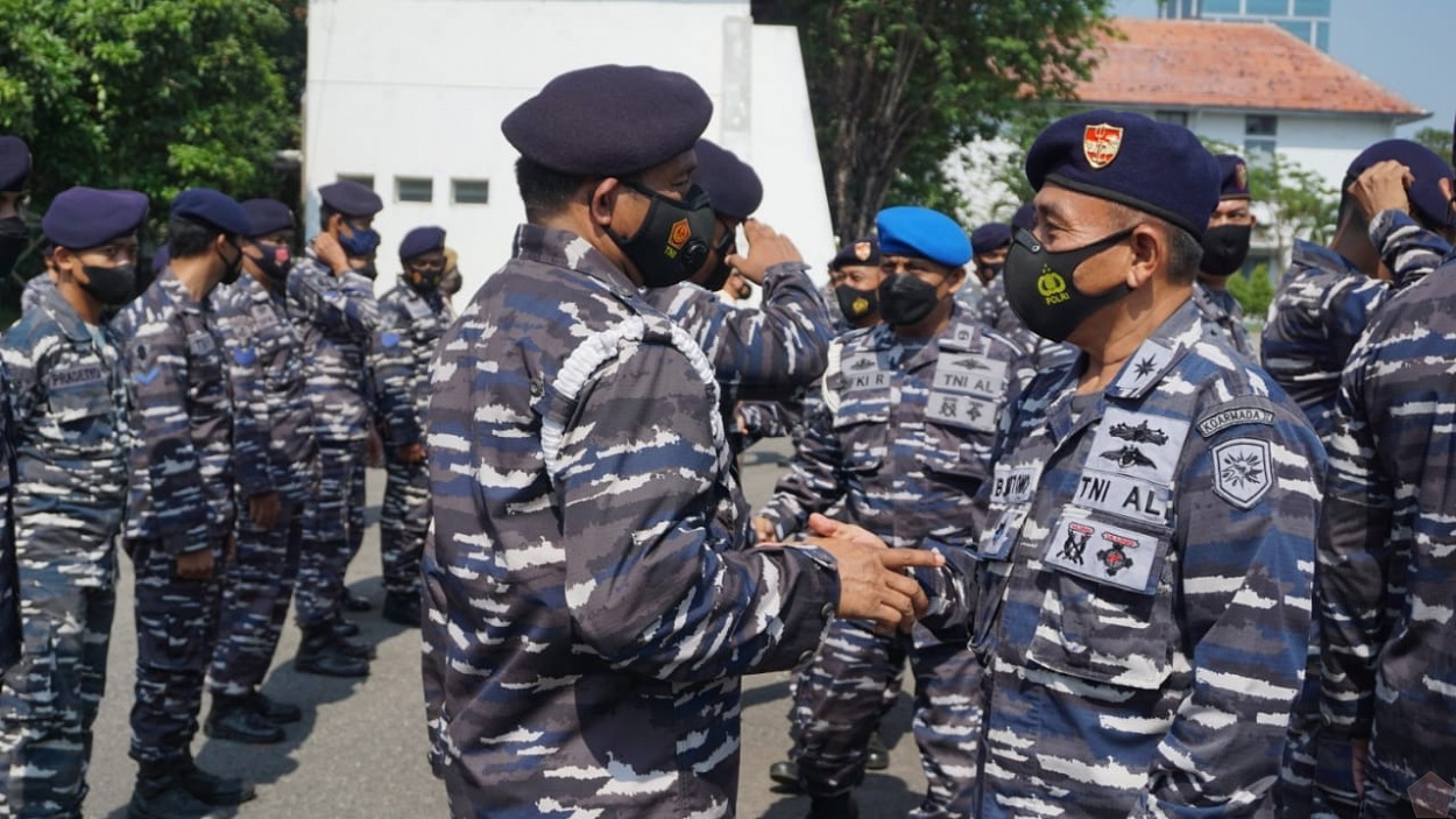 91 Prajurit Dan 7 PNS Denma Koarmada II Dapatkan Kenaikan Pangkat Satu ...