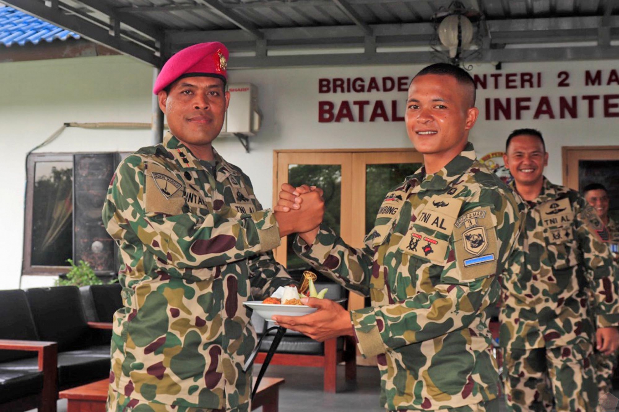 Rayakan HUT Ke-77 Korps Marinir TNI AL, Batalyon Infanteri 3 Marinir ...