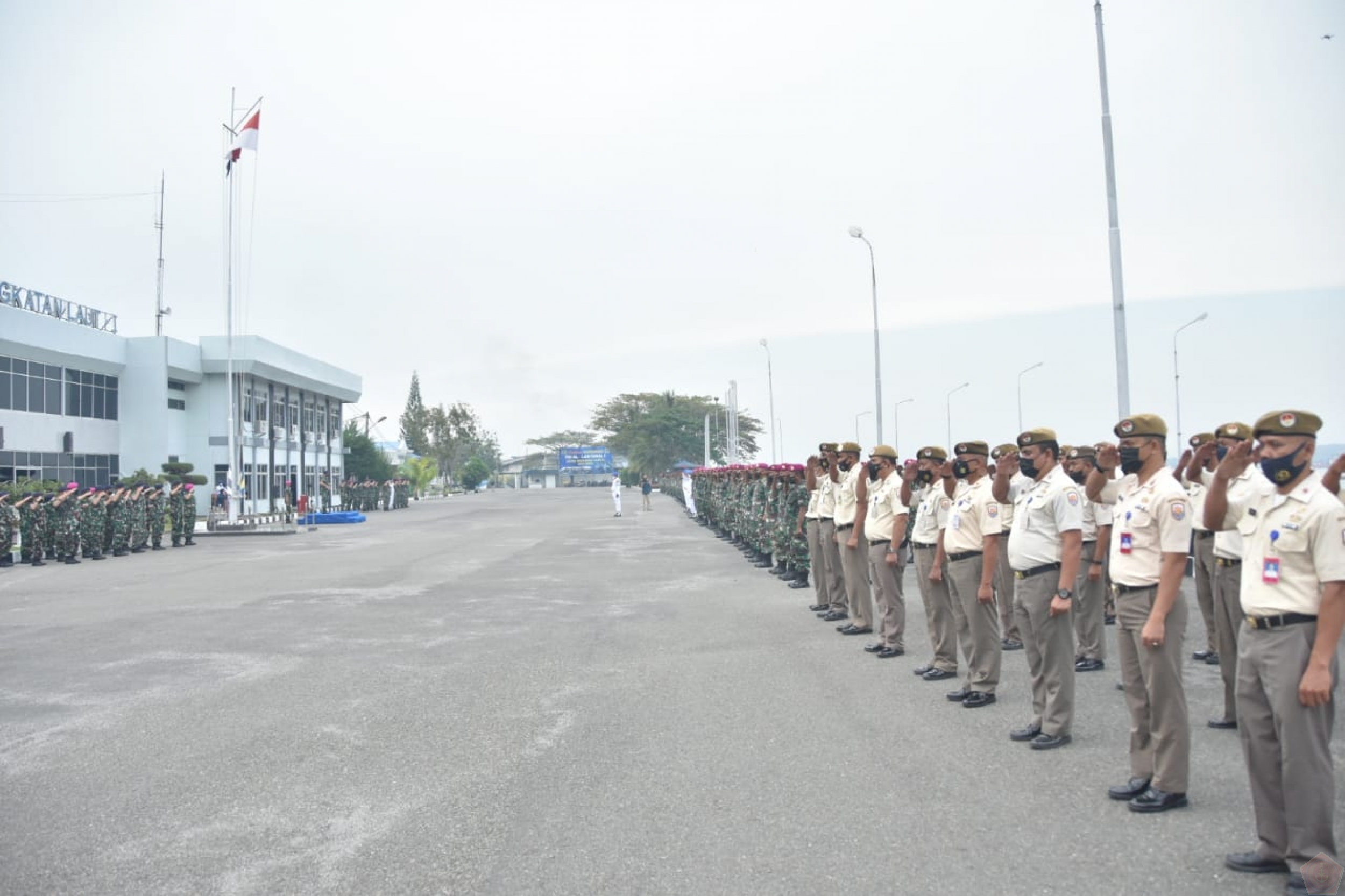 Peringati HUT Ke-76 Pomal,Prajurit Yonmarhanlan I Mengikuti Apel Khusus ...