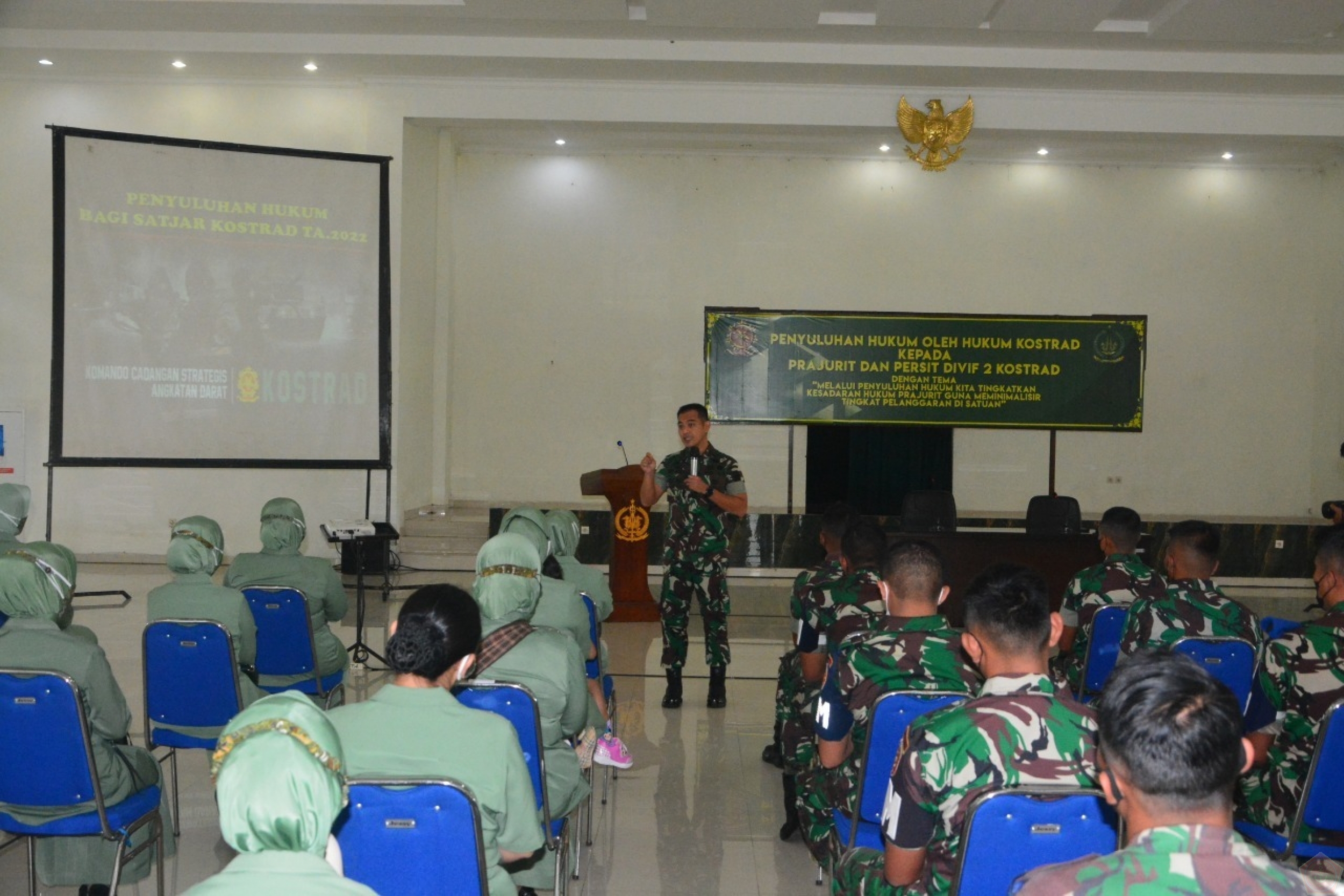 Penyuluhan Hukum Oleh Hukum Kostrad Kepada Prajurit dan Persit Divif 2 Kostrad | Website Tentara ...