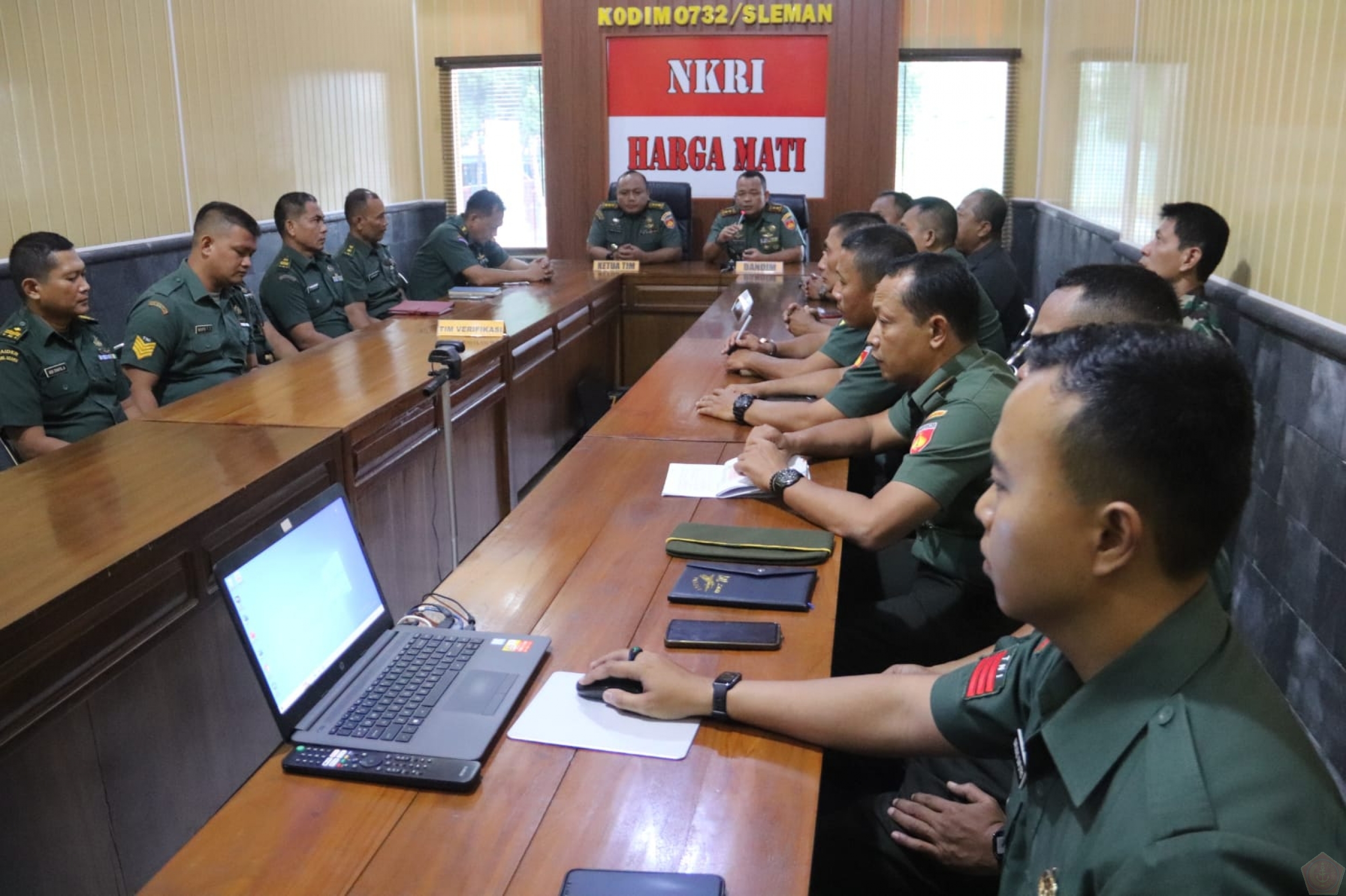 Kodim 0732/Sleman Terima Tim Verifikasi Dari Korem 072/Pamungkas ...