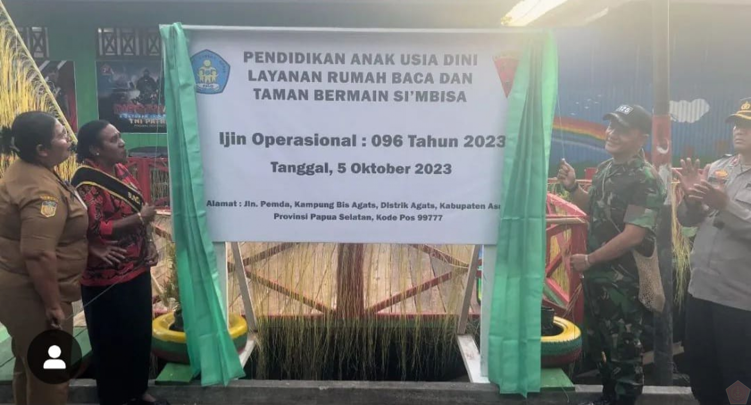Dirikan Rumah Baca Dan Taman Bermain Si'mbisa | Website Tentara Nasional Indonesia