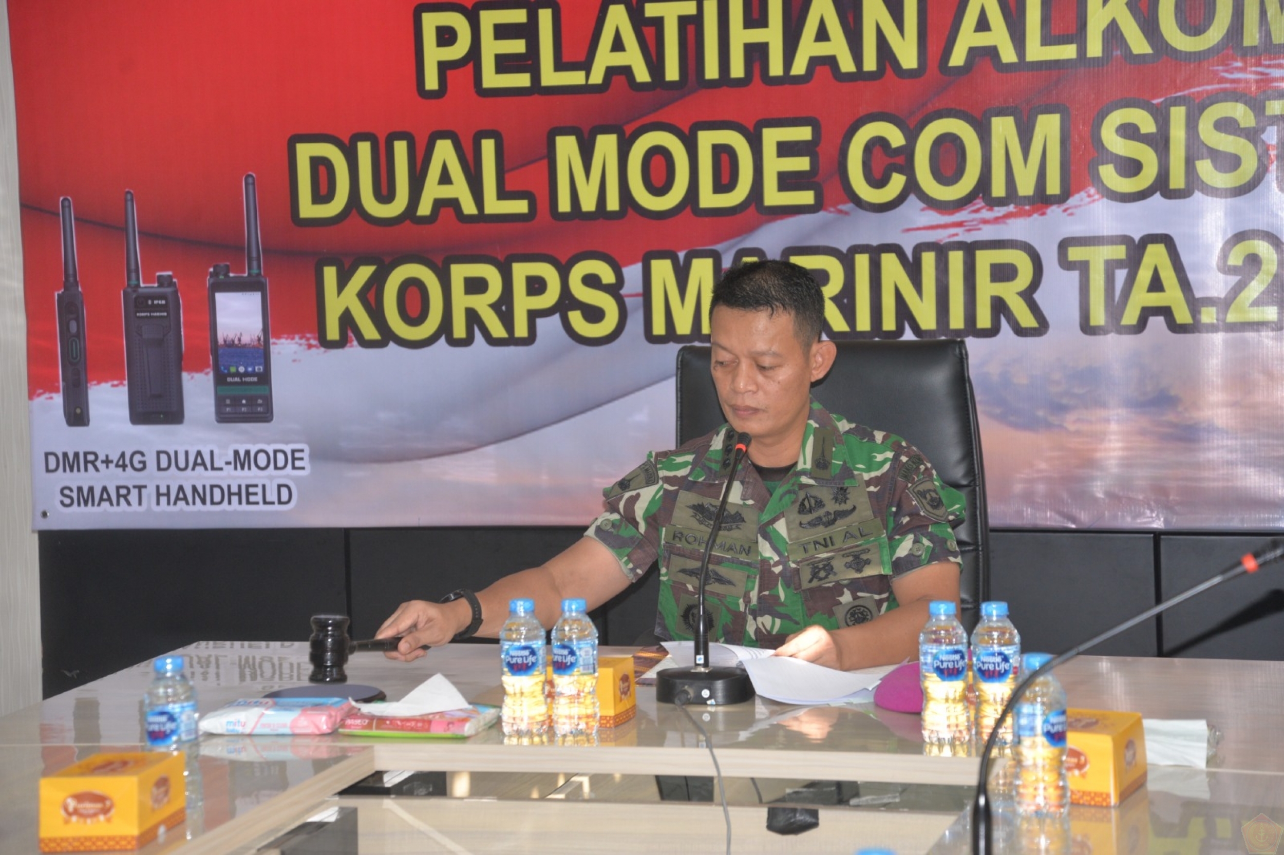 Kadiskomlek Kormar Tutup Pelatihan Instalasi Alkom Dual Mode System ...