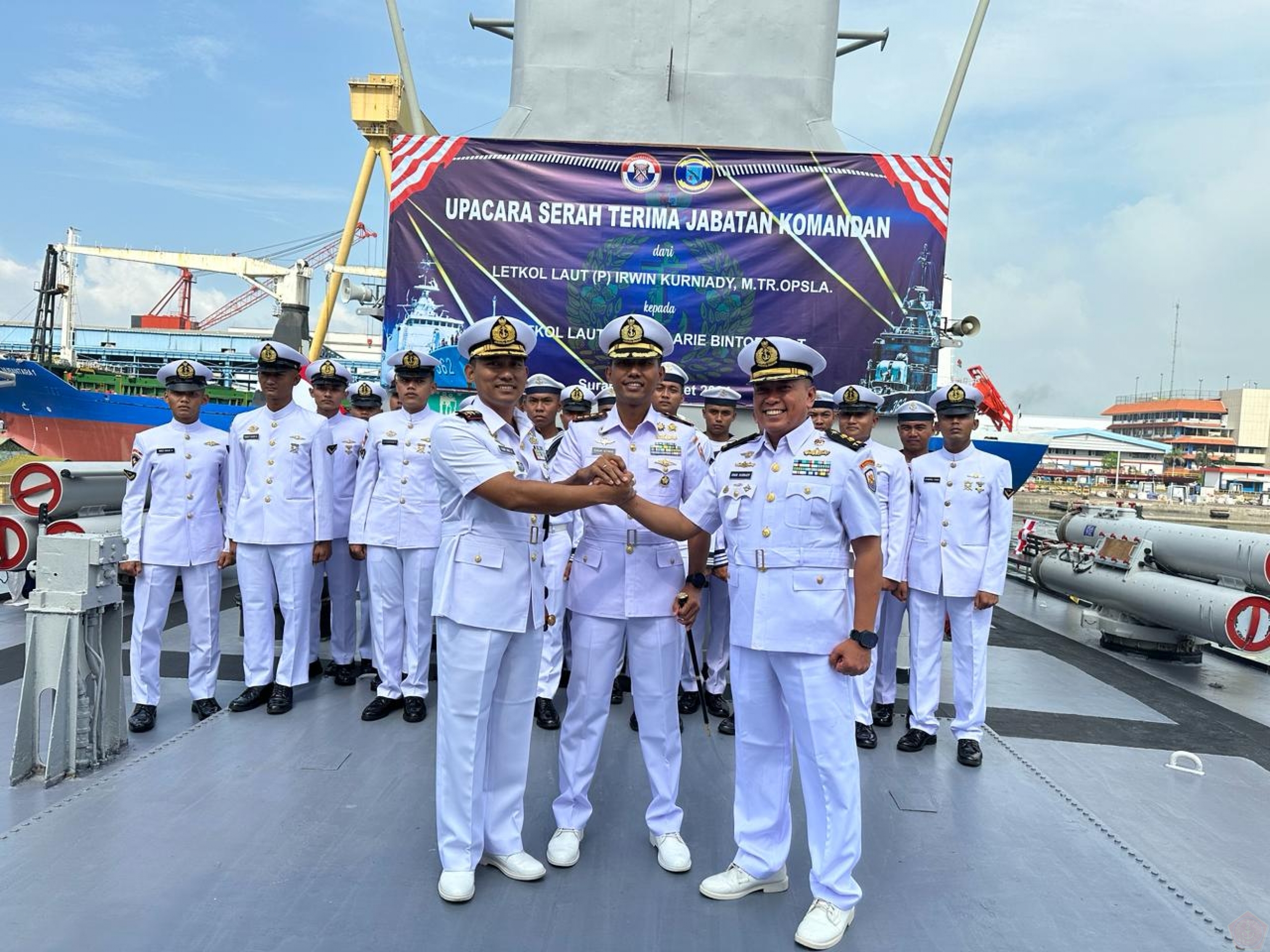 Komandan Satuan Kapal Eskorta Koarmada III Pimpin Sertijab Komandan KRI ...