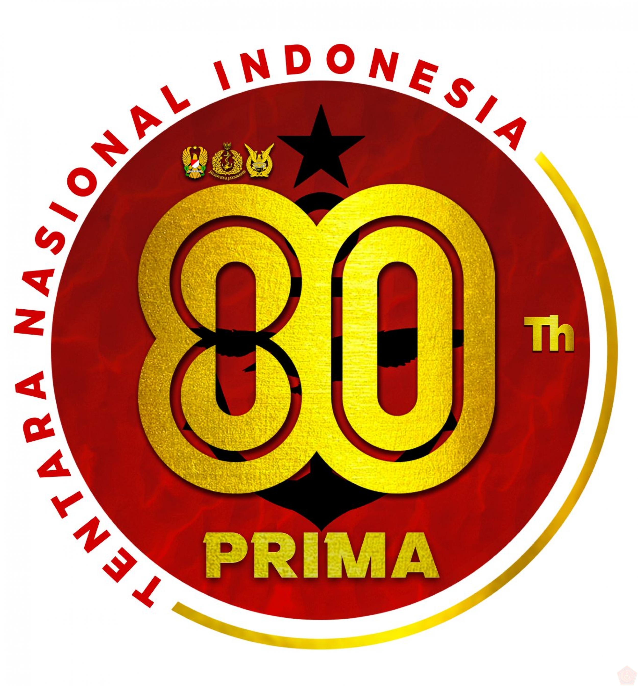 Backdrop dan Logo HUT ke-80 TNI | Website Tentara Nasional Indonesia