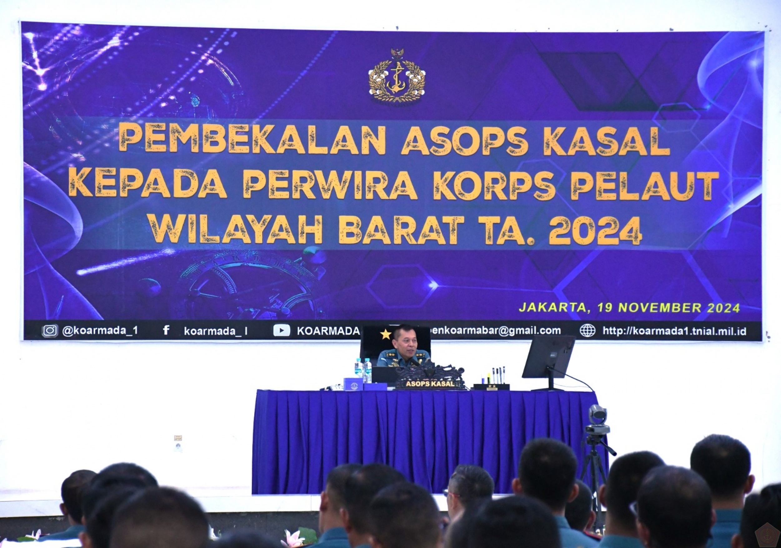 Pembekalan Perwira Korps Pelaut Koarmada I Oleh Asops Kasal | Website ...