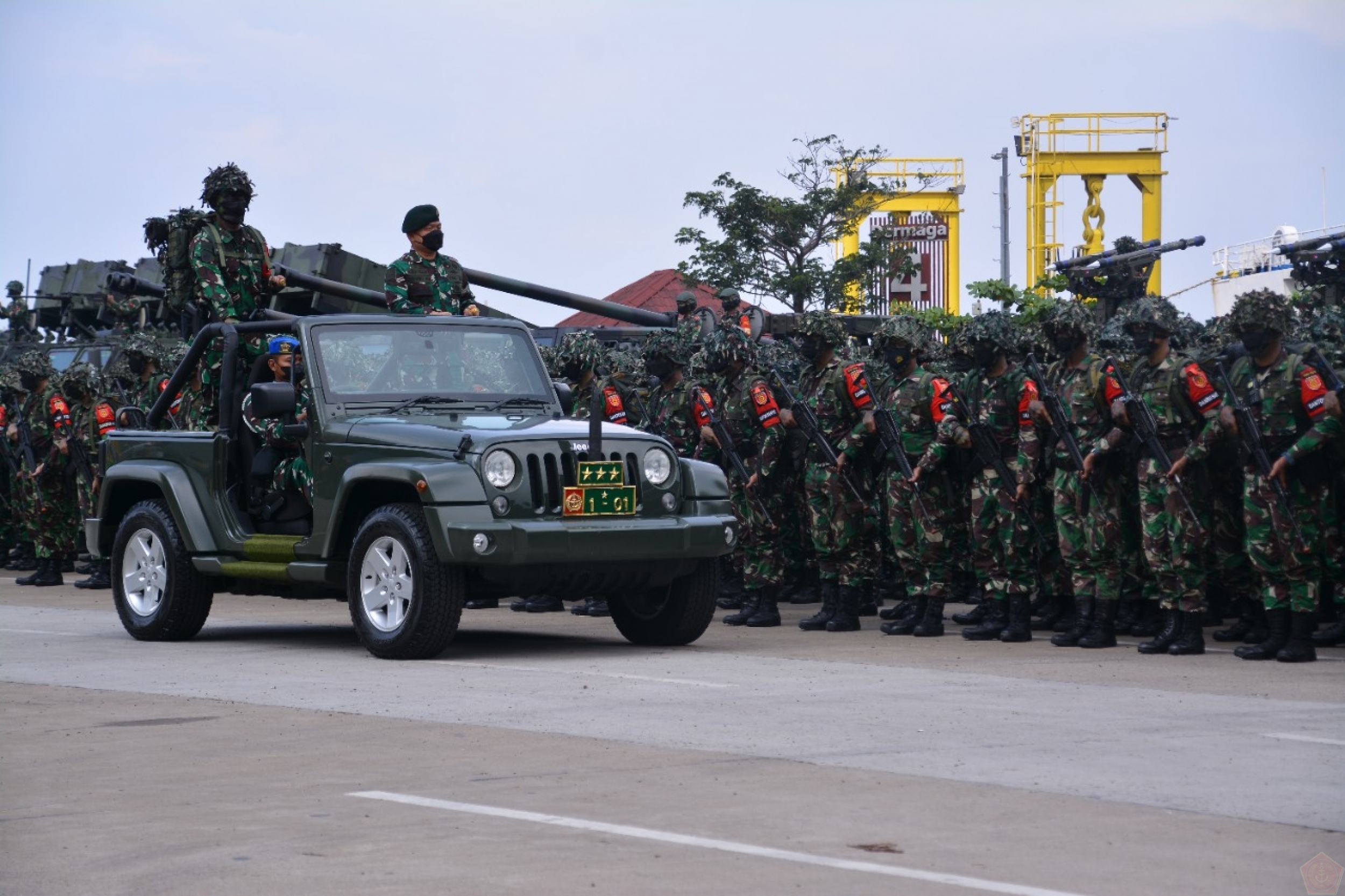 Pangkostrad Pimpin Upacara Pemberangkatan Latihan Antar Kecabangan ...