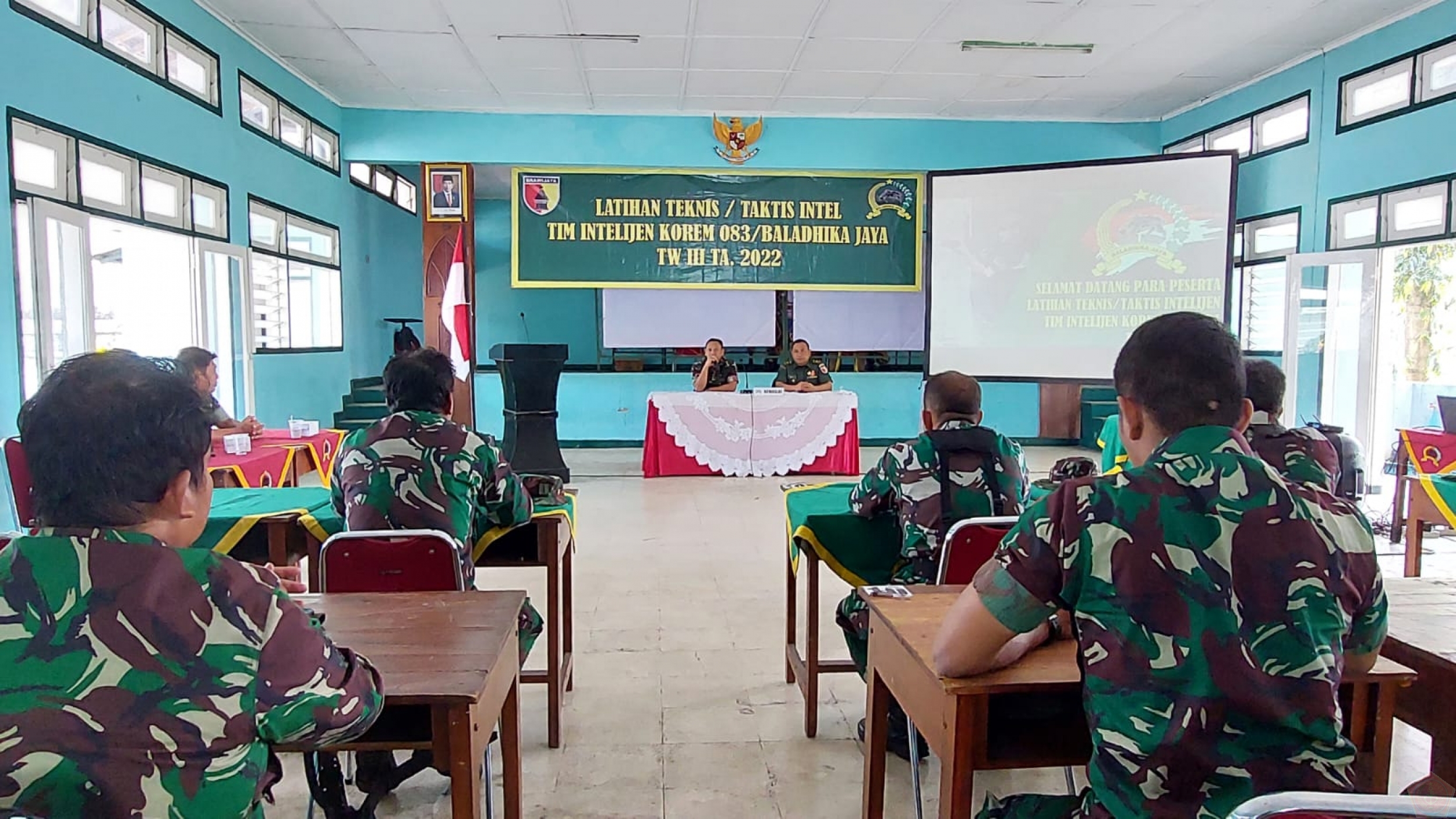 Latihan Intelijen di Korem Baladhika Jaya Dipantau Tim Aswaslat ...