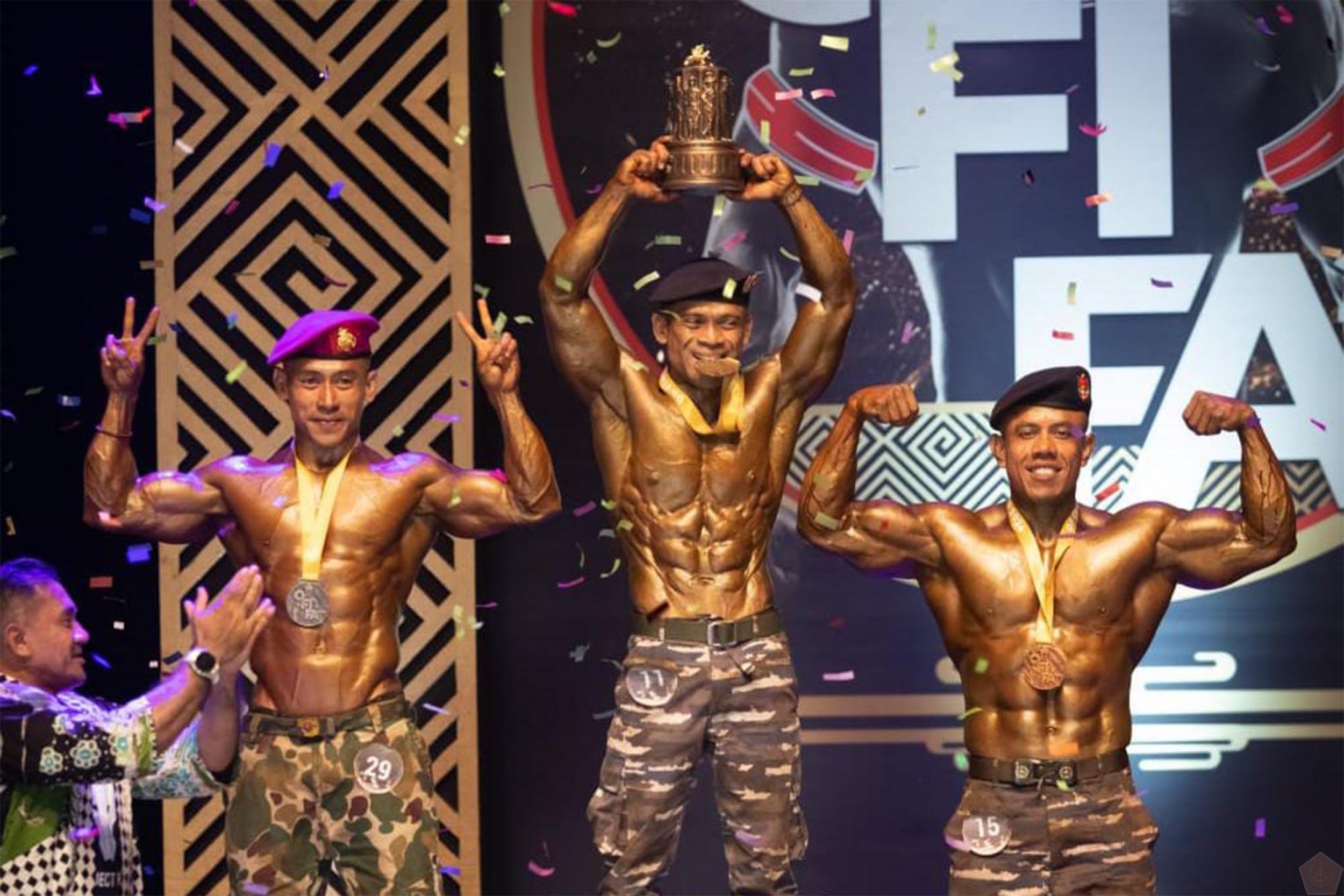 Atlet Binaraga Yonif 5 Marinir Raih Prestasi Pada Kejuaraan Bodycontest ...