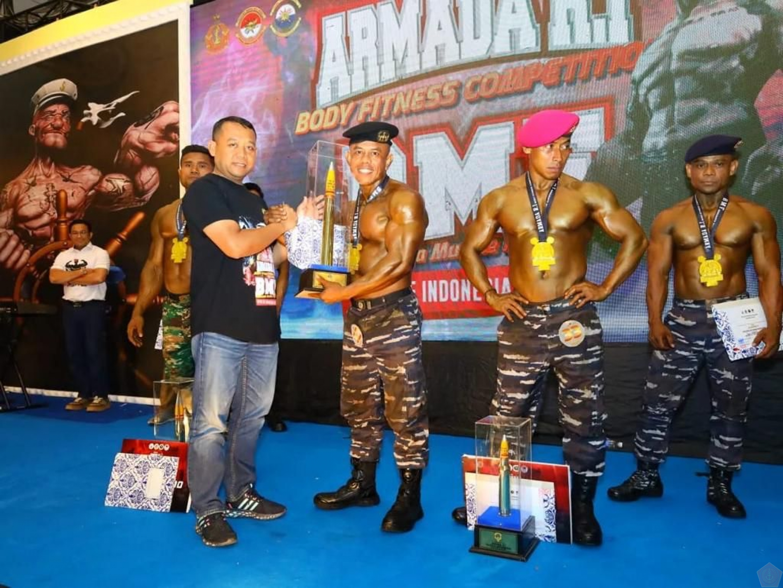 Meriahkan Hari Armada, TNI AL Gelar Body Fitness Competition Open Se ...