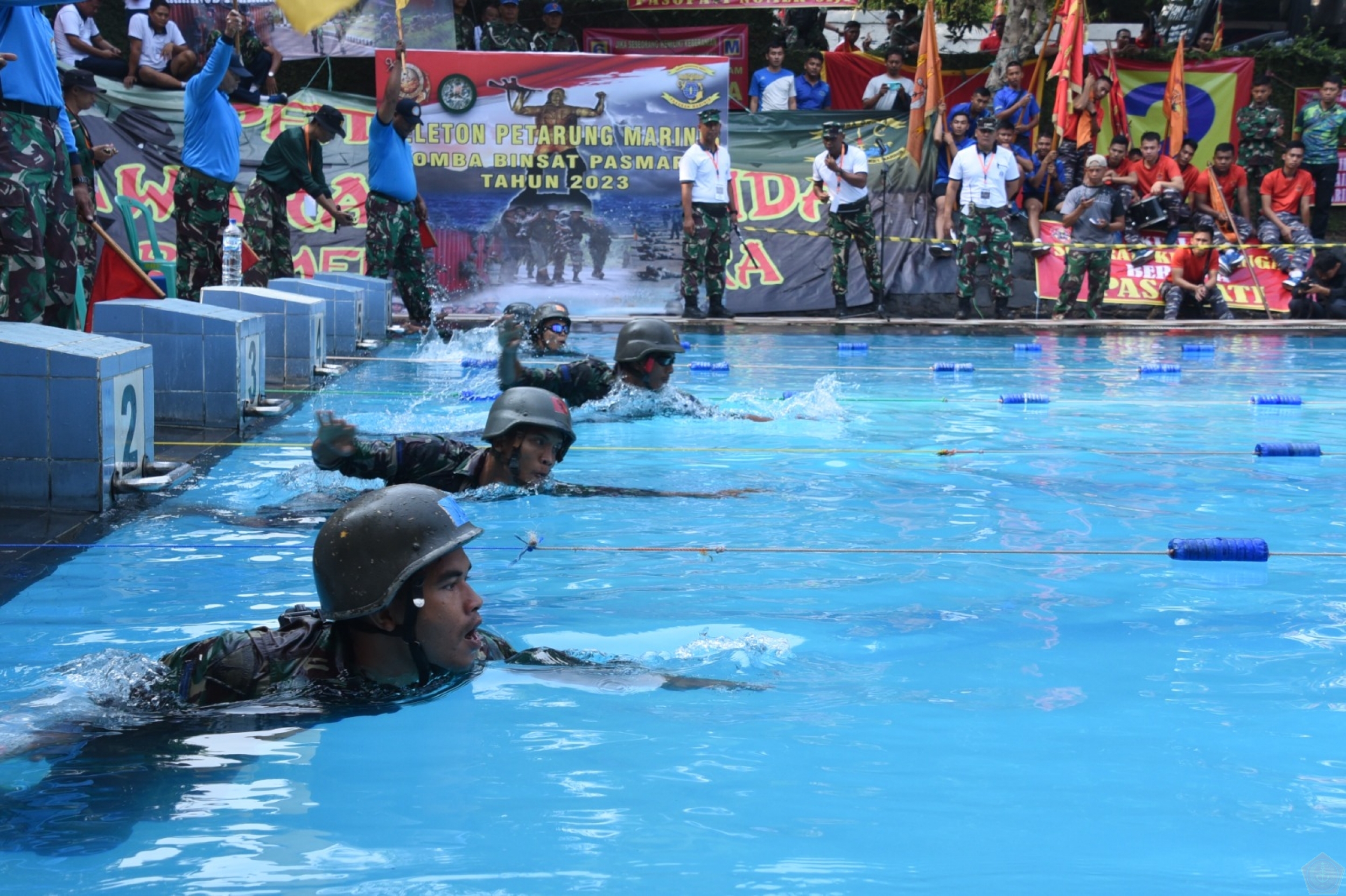 Prajurit Pasmar 1 Adu Cepat Renang Militer | Website Tentara Nasional ...