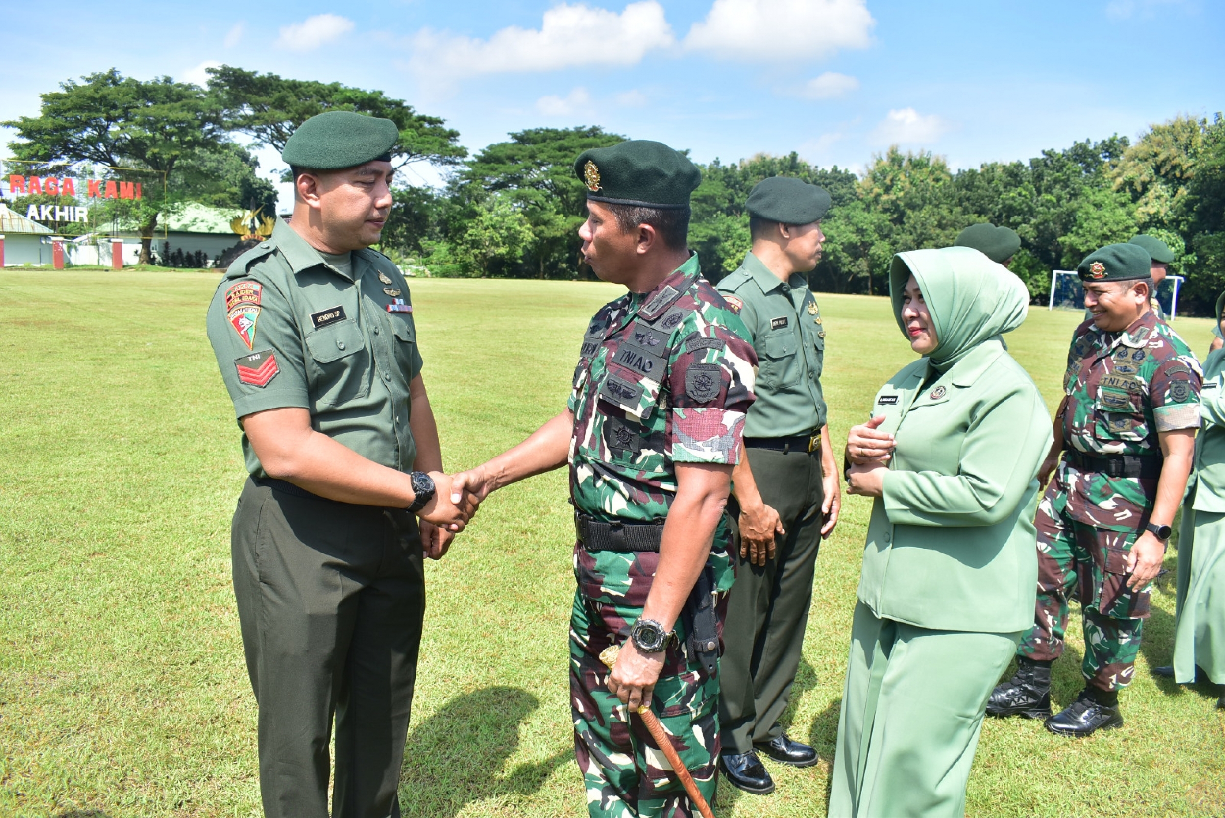 Brigif 9/DY/2 Kostrad Gelar Upacara Korps Raport Dan Tasyakuran ...