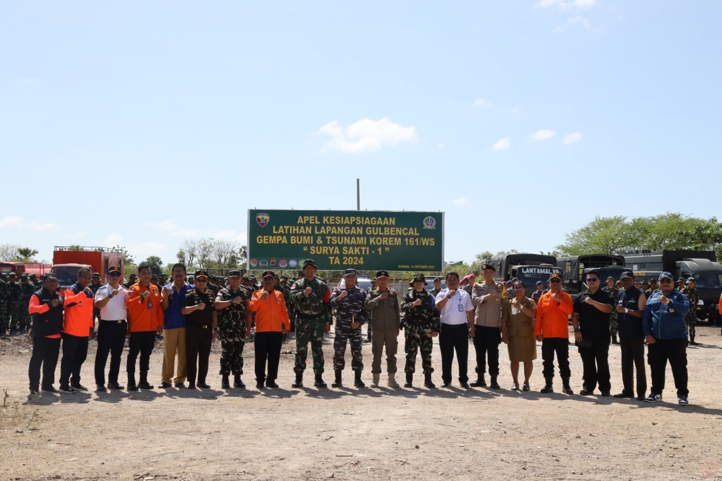 Personel Lanud El Tari Ikuti Apel Kesiapsiagaan Latihan Penanggulangan ...