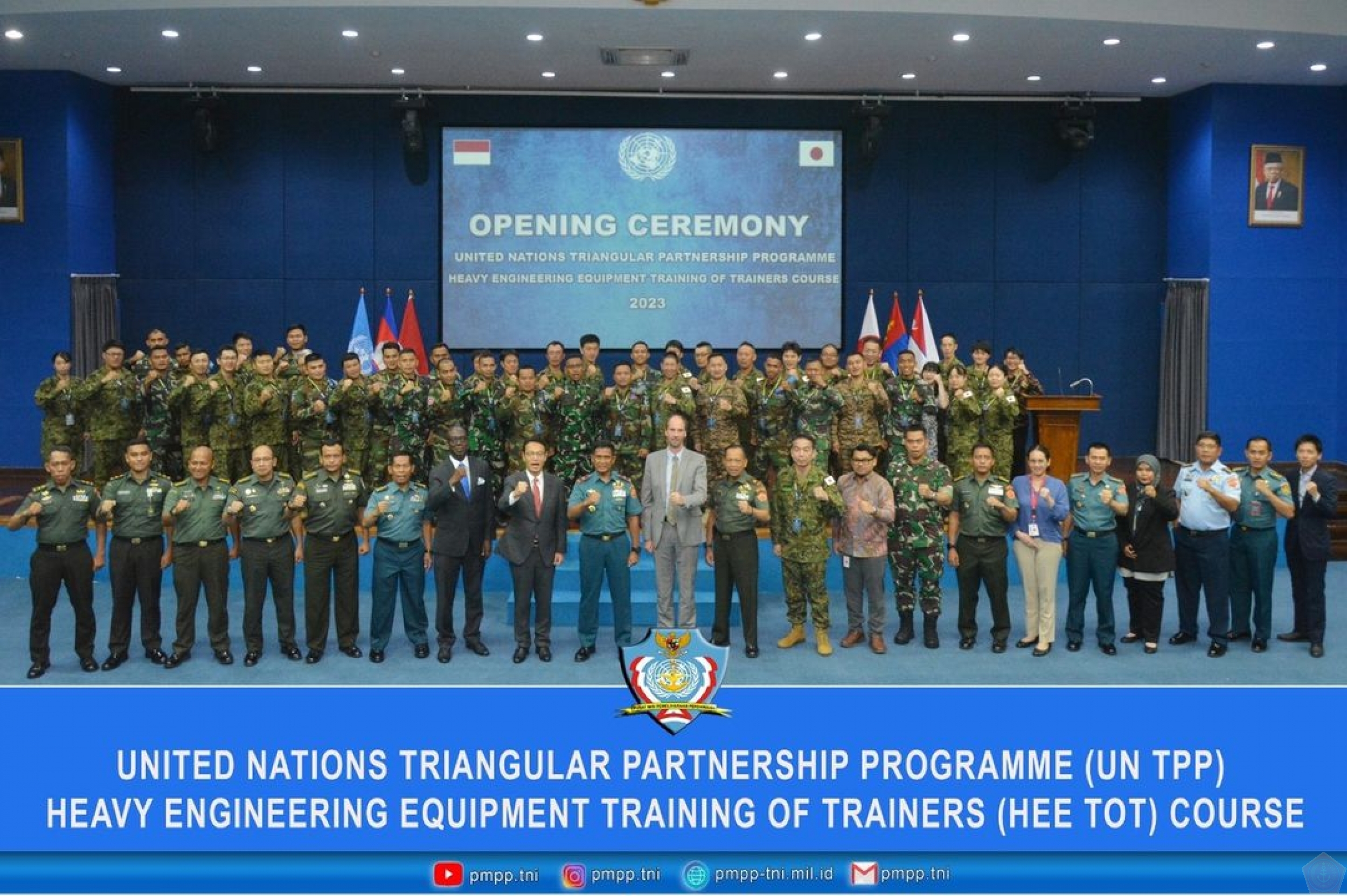 Komandan PMPP Membuka United Nations Triangular Partnership Programme ...