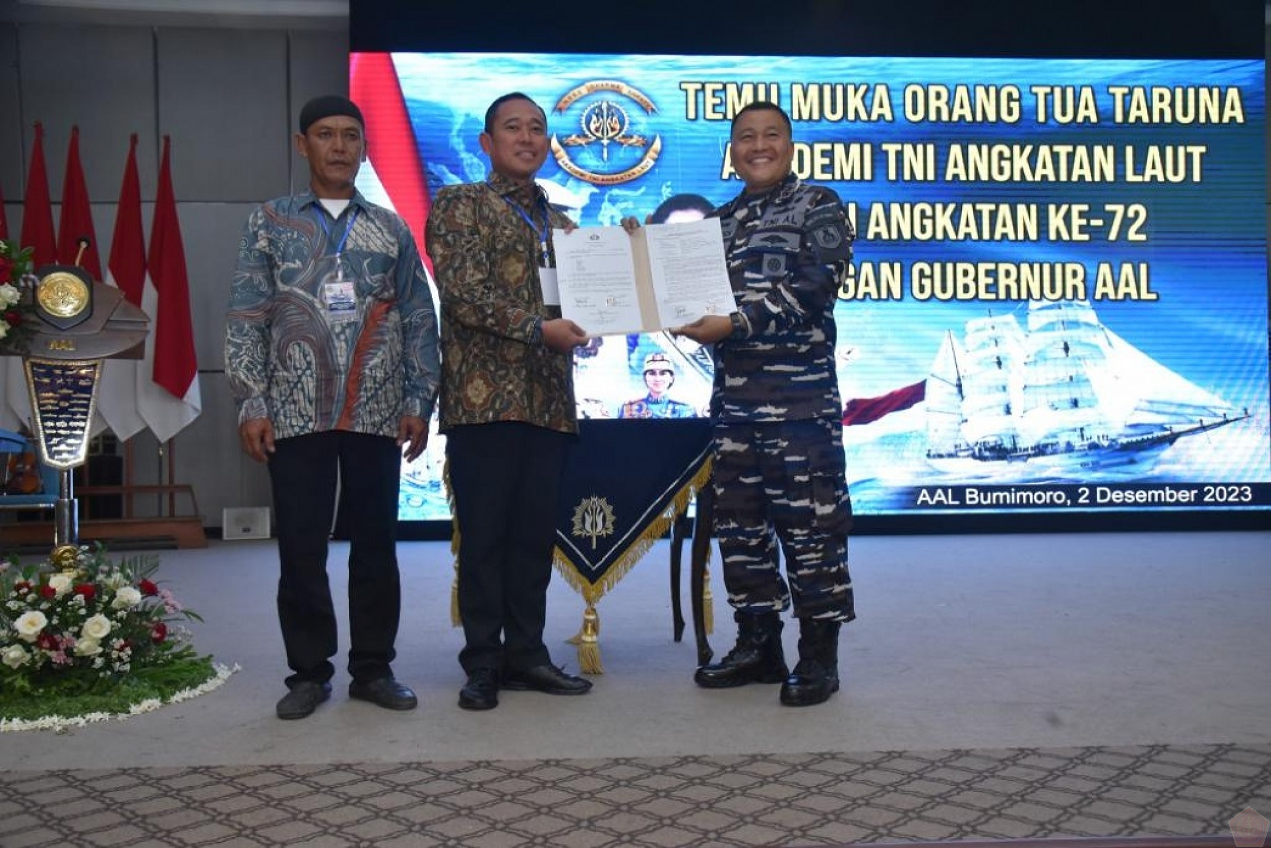 Gubernur AAL Temu Muka dengan Orang Tua Taruna AAL Angkatan ke-72 ...