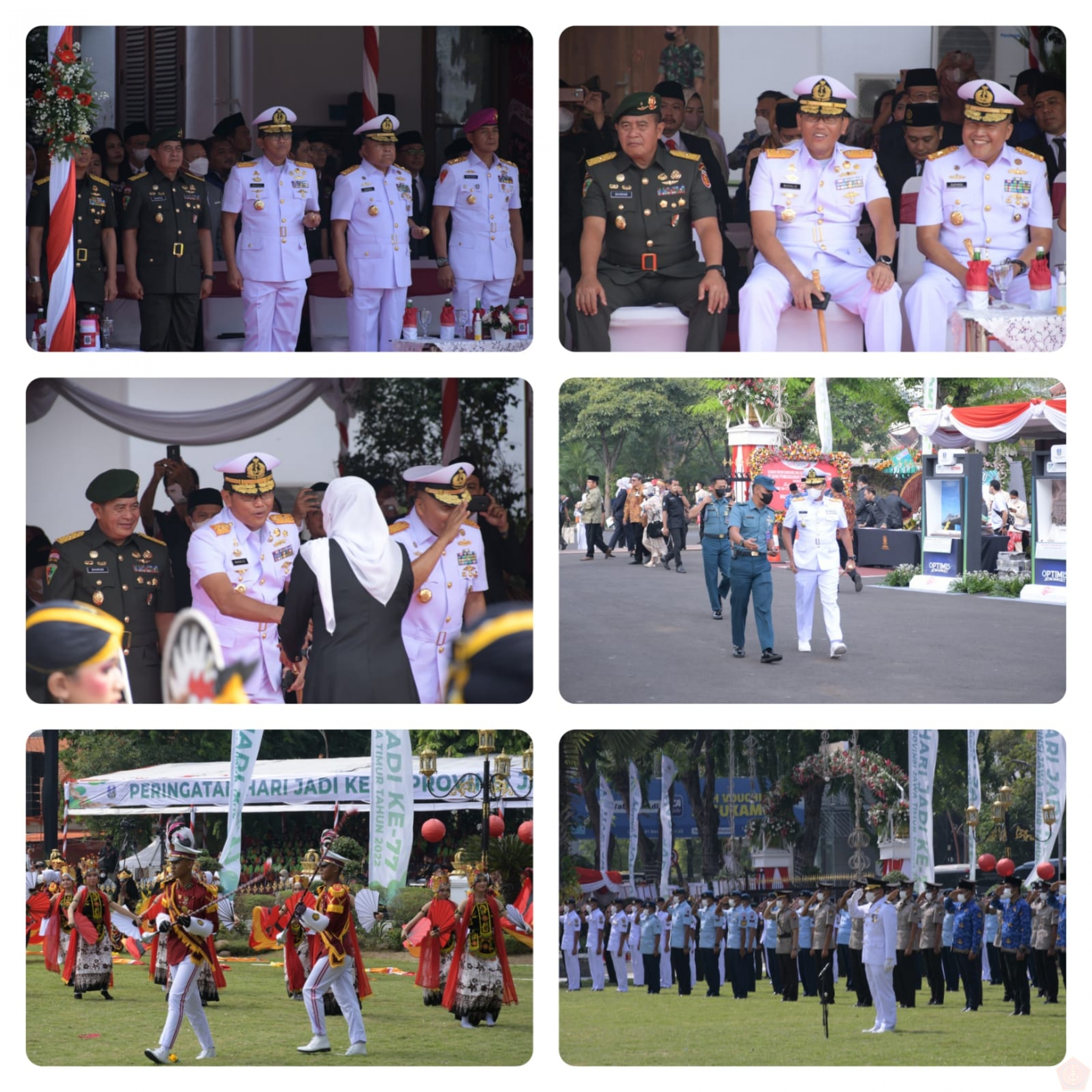 Laksma Mukhlis Hadiri Upacara HUT ke-77 Provinsi Jawa Timur | Website ...