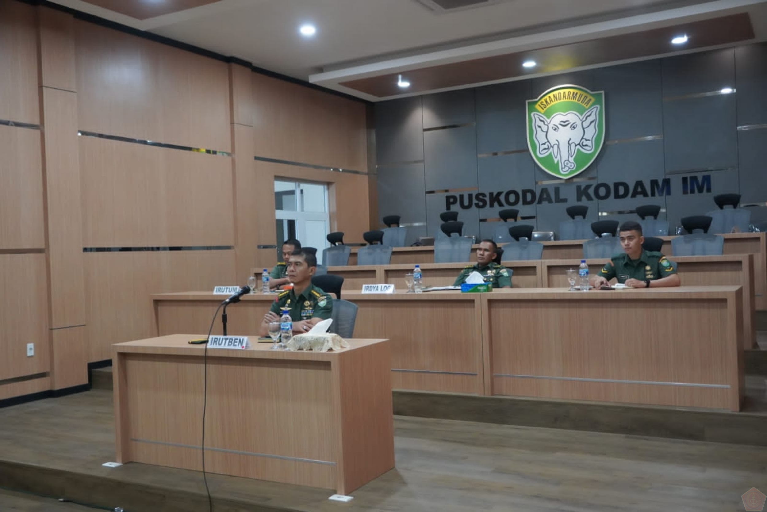 Irutben Itdam IM Mengikuti Video Conference Pembukaan Sosialisasi ...