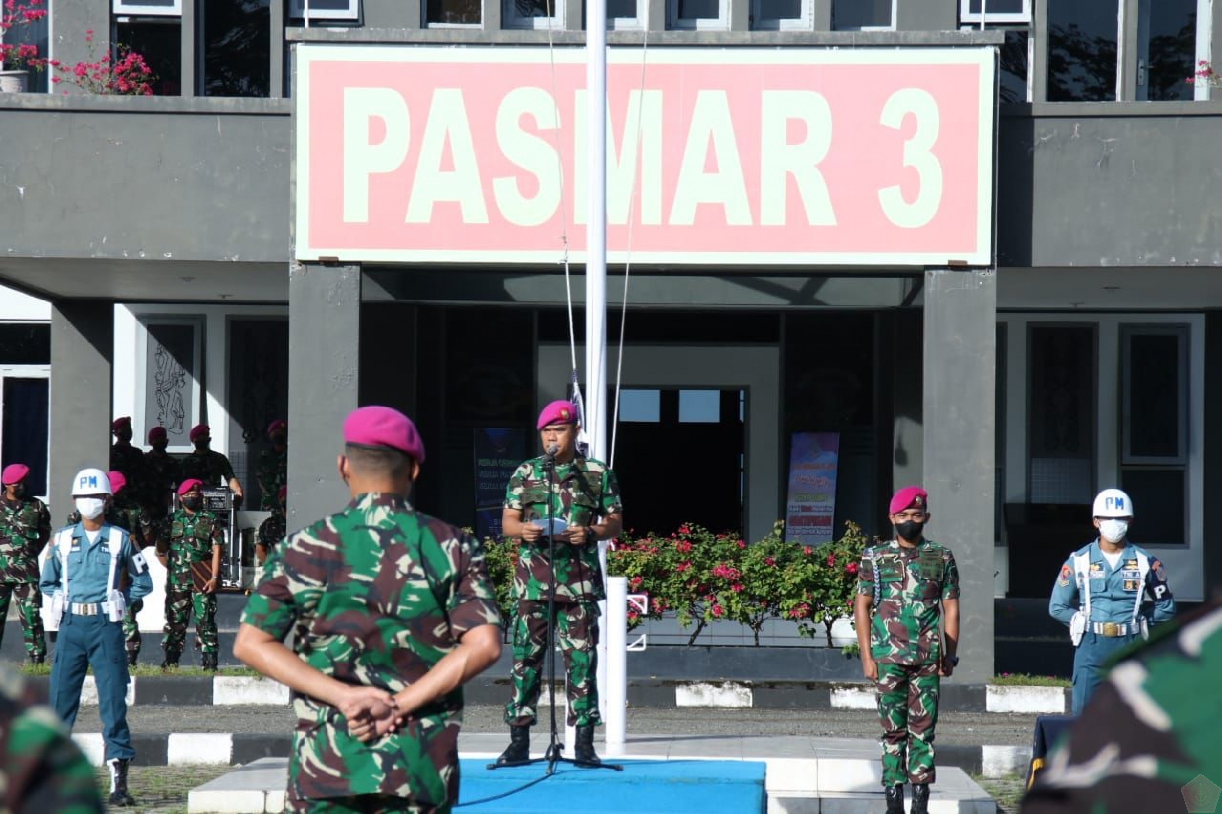 Danyonif 11 Mar Pasmar 3 Ikuti Upacara Penerimaan Dan Pembukaan Pekan ...