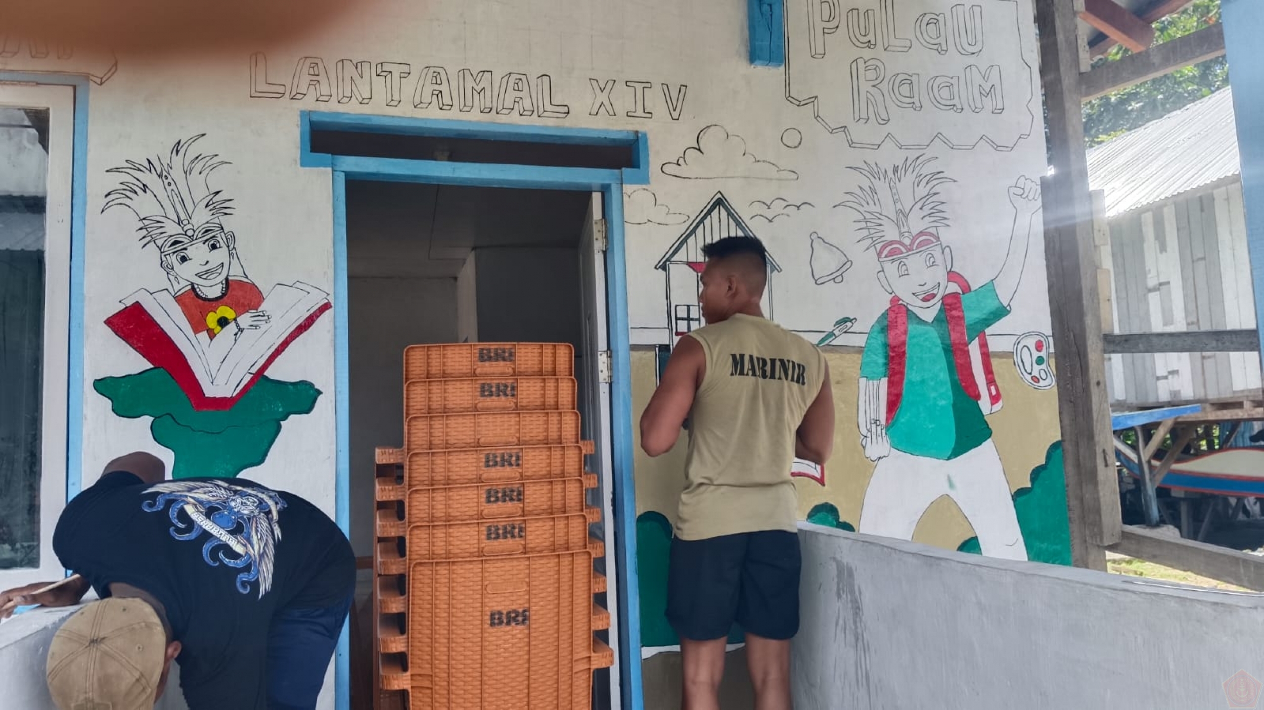 Prajurit Yonmarhanlan XIV Sorong Dukung Program Binpotmar Mencerdaskan ... Prajurit Yonmarhanlan XIV Sorong Dukung Program Binpotmar Mencerdaskan ...