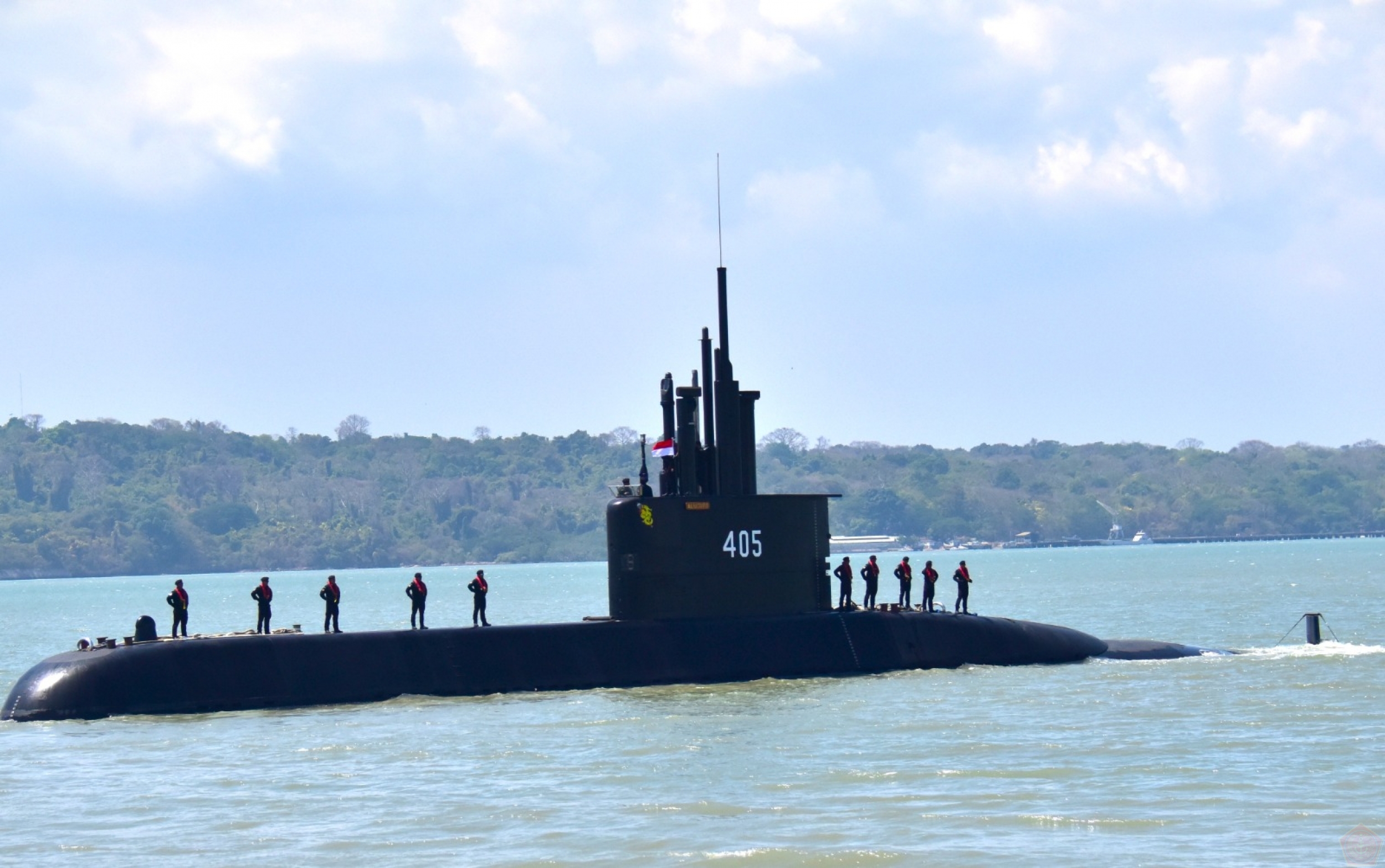 KRI Alugoro 405, Dankormar Saksikan Penyematan Brivet Hiu Kencana