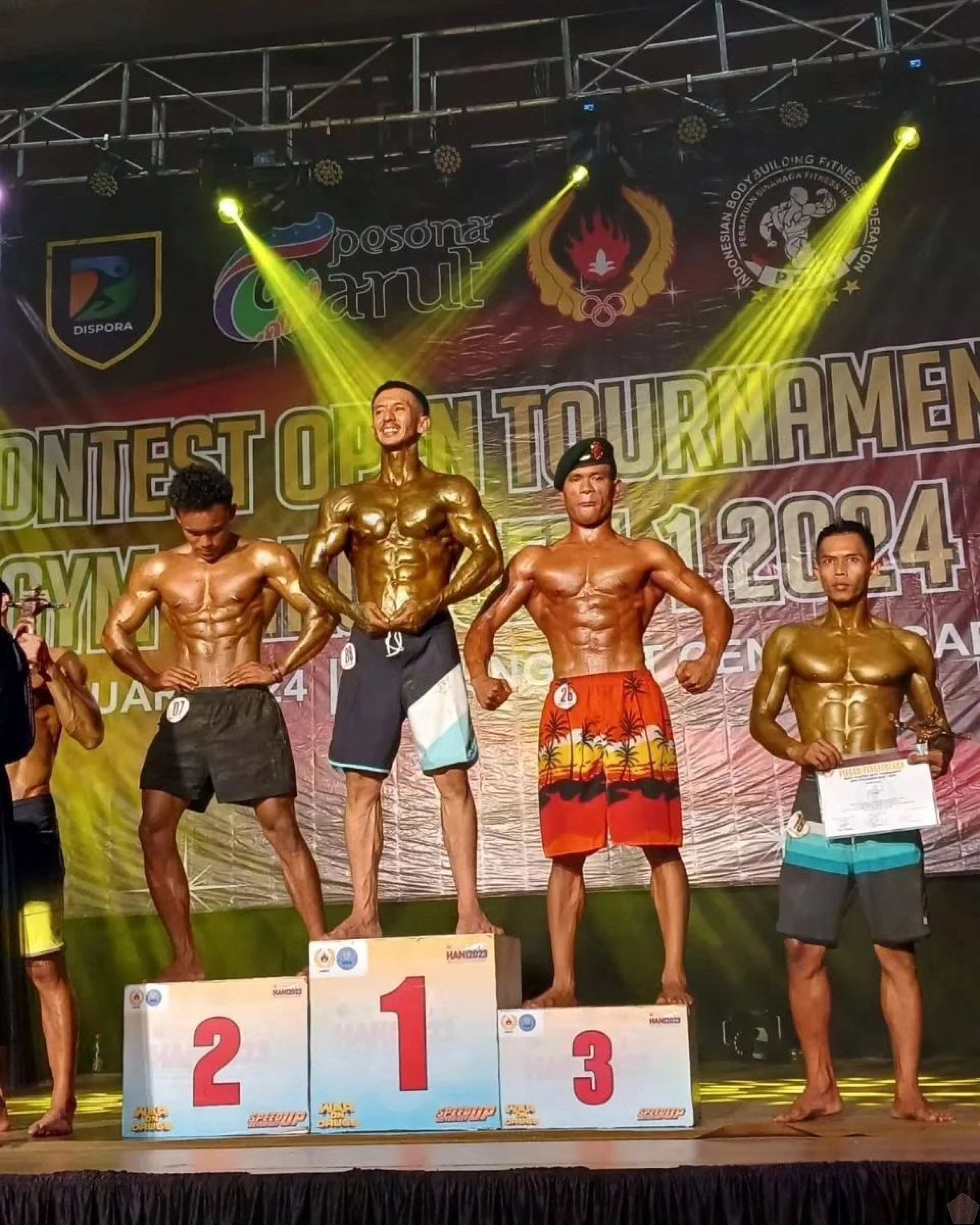 Prajurit Yonif 321 Raih Prestasi Pada Ajang Body Contest di Garut ...
