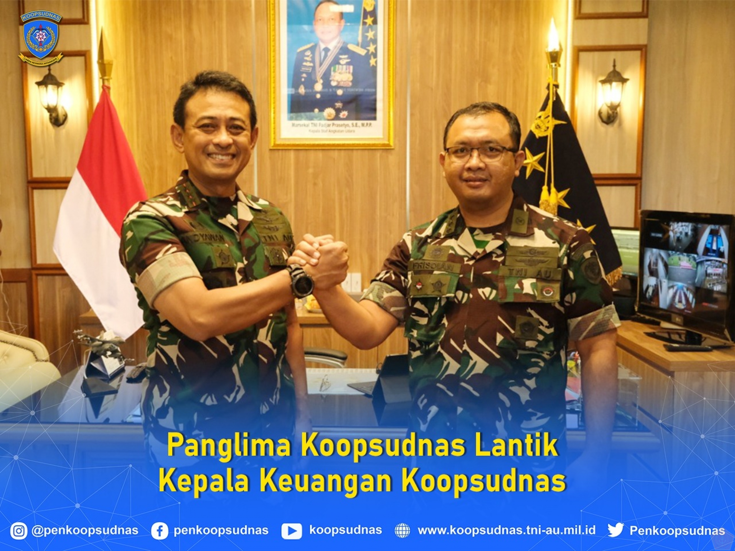 Panglima Koopsudnas Lantik Kepala Keuangan Koopsudnas | Website Tentara ...