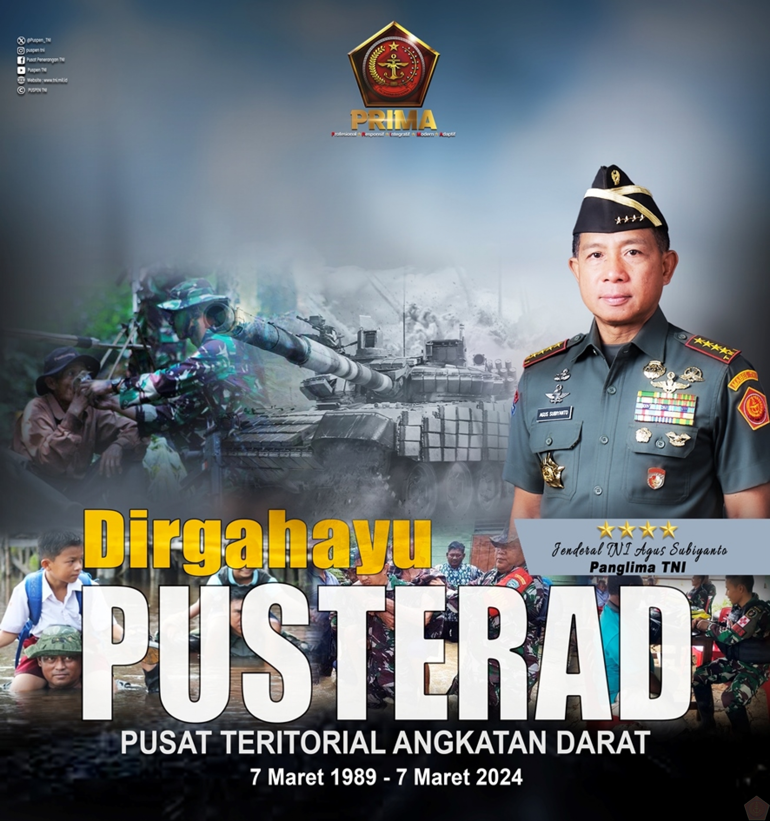 Dirgahayu Pusterad | Website Tentara Nasional Indonesia