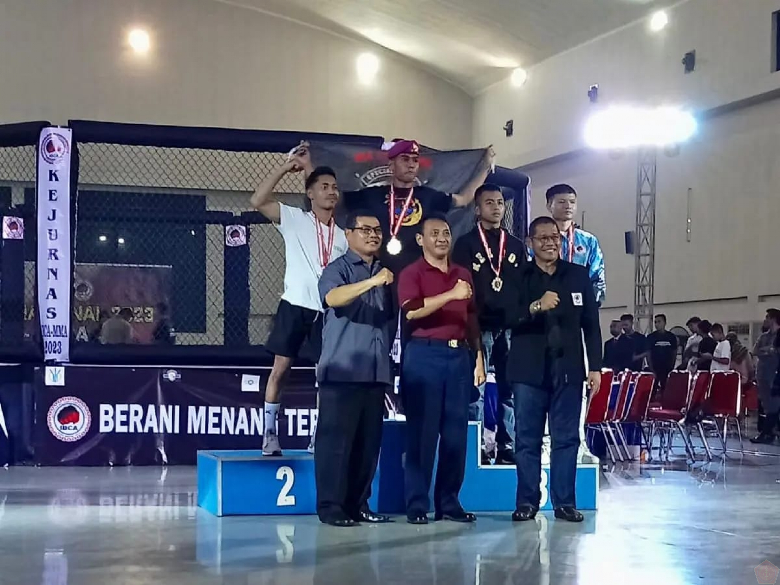 Prestasi Gemilang, Atlet MMA Yonif 11 Marinir Juara Dan Menyabet Medali Pada Kejurnas IBCA-MMA ...