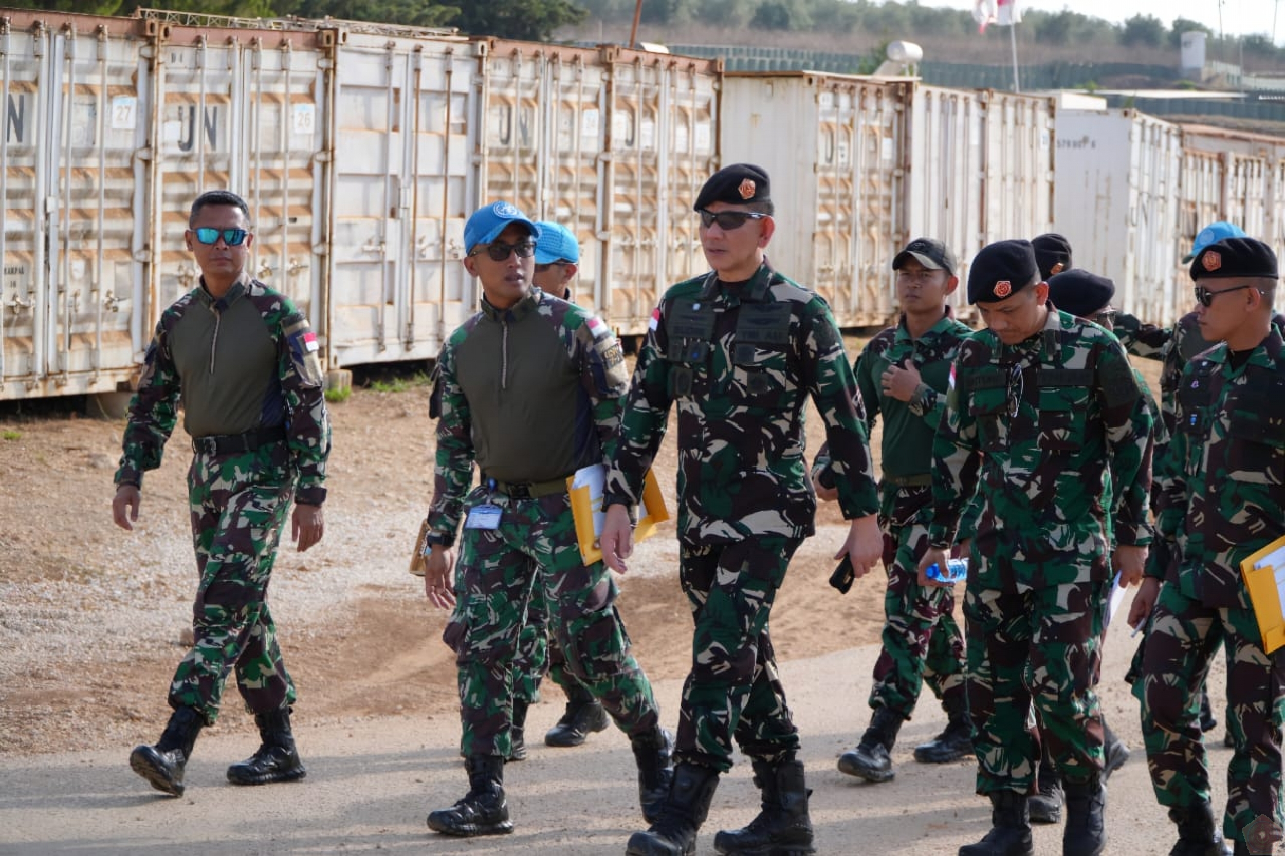 Tim Waslakops Mabes TNI Tinjau Kesiapan Satgas TNI Konga UNIFIL Lebanon ...