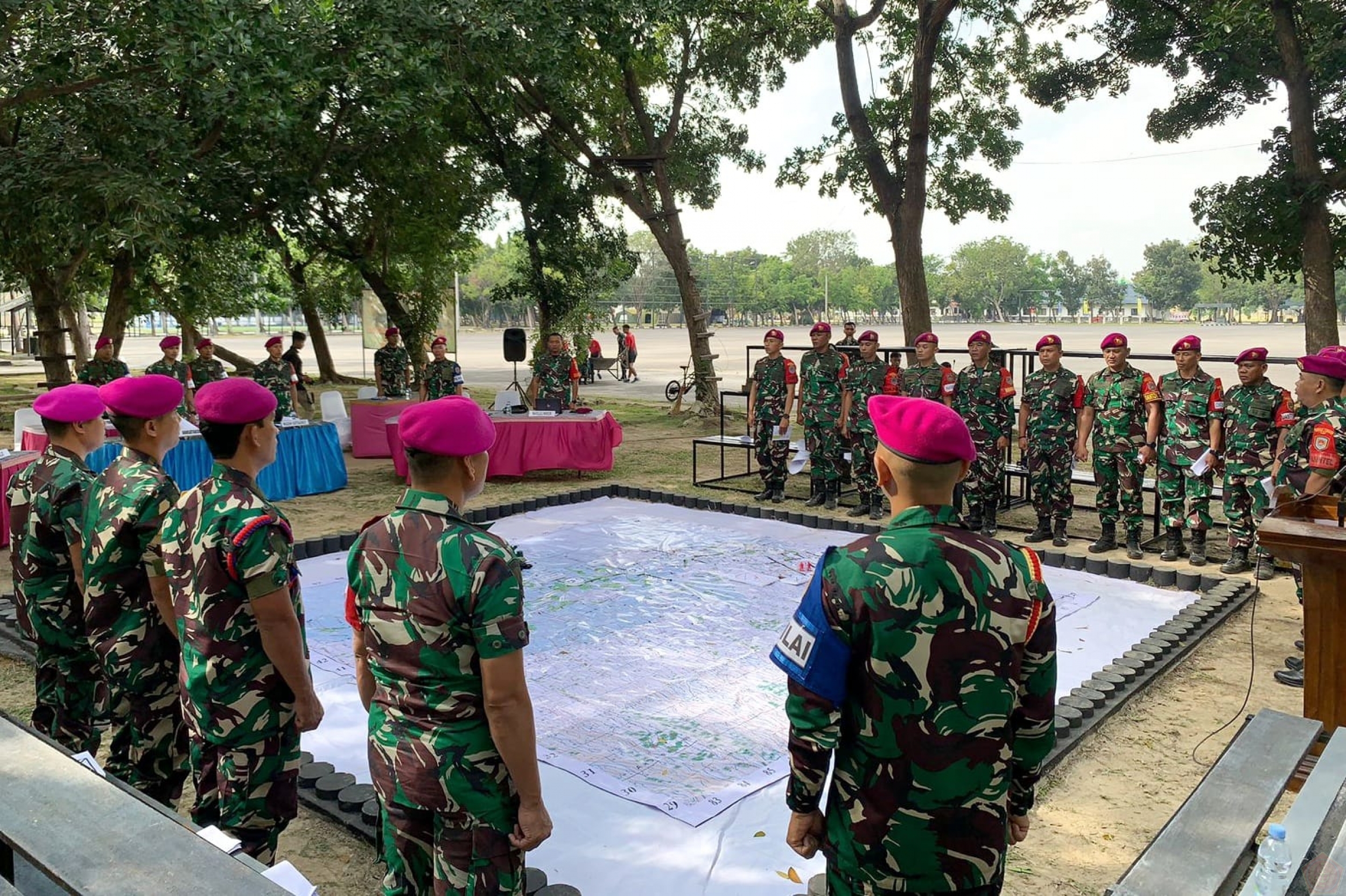 Perwira Yonbekpal 2 Marinir Ikuti Gladi Posko Di Brigif 2 Marinir ...